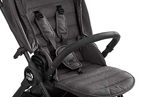 Baby Jogger City Tour LUX Stroller | Compact Travel Stroller | Lightweight Baby Stroller with Backpack-Style Carry Bag, Perfect for Travel, Granite