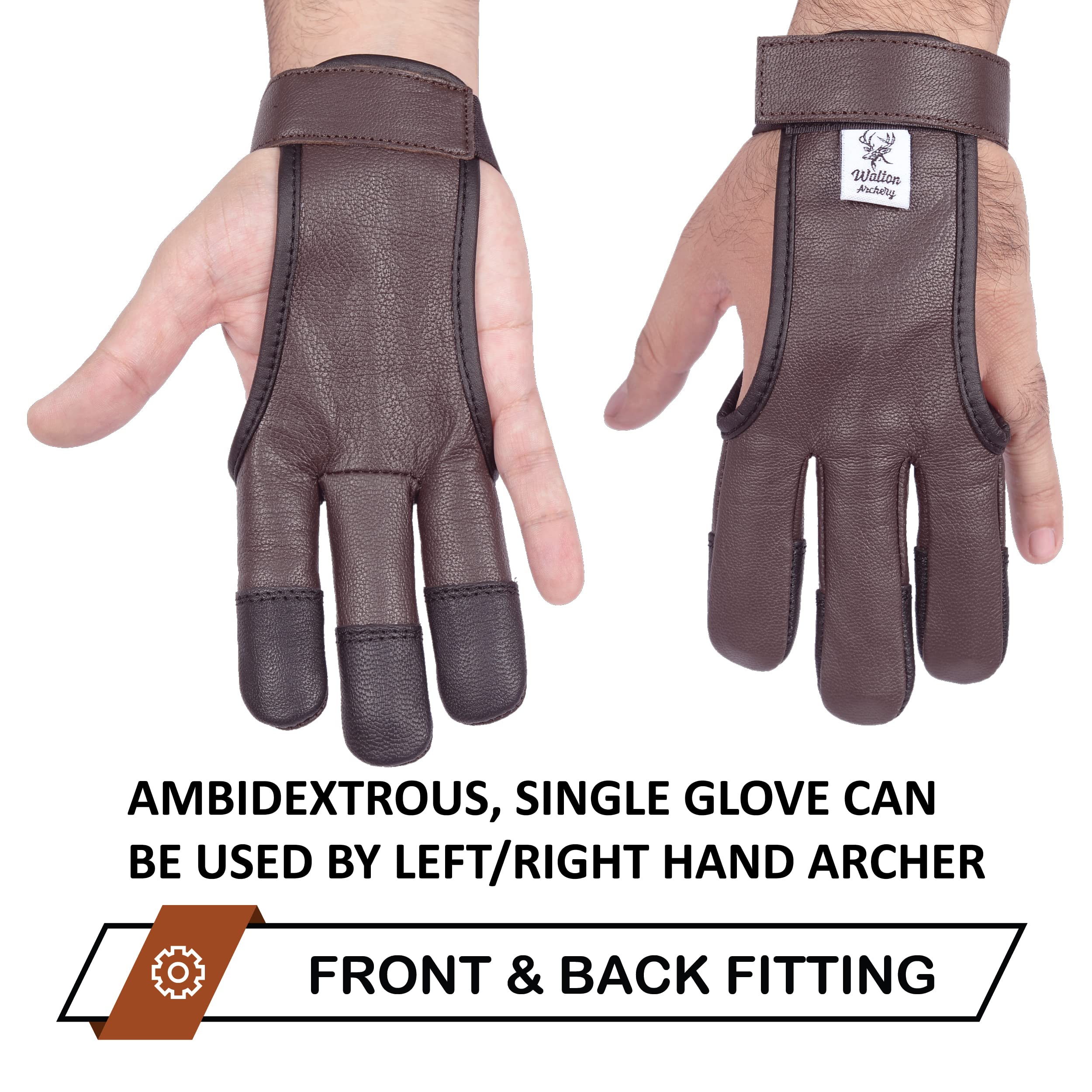 Archery Glove is Main Archery Equipment in Bow and Arrow Game, Widely Used in Shooting Archery Targets for Backyard with Any Recurve Bow, Compound Bow and Youth Bow (X-Small)