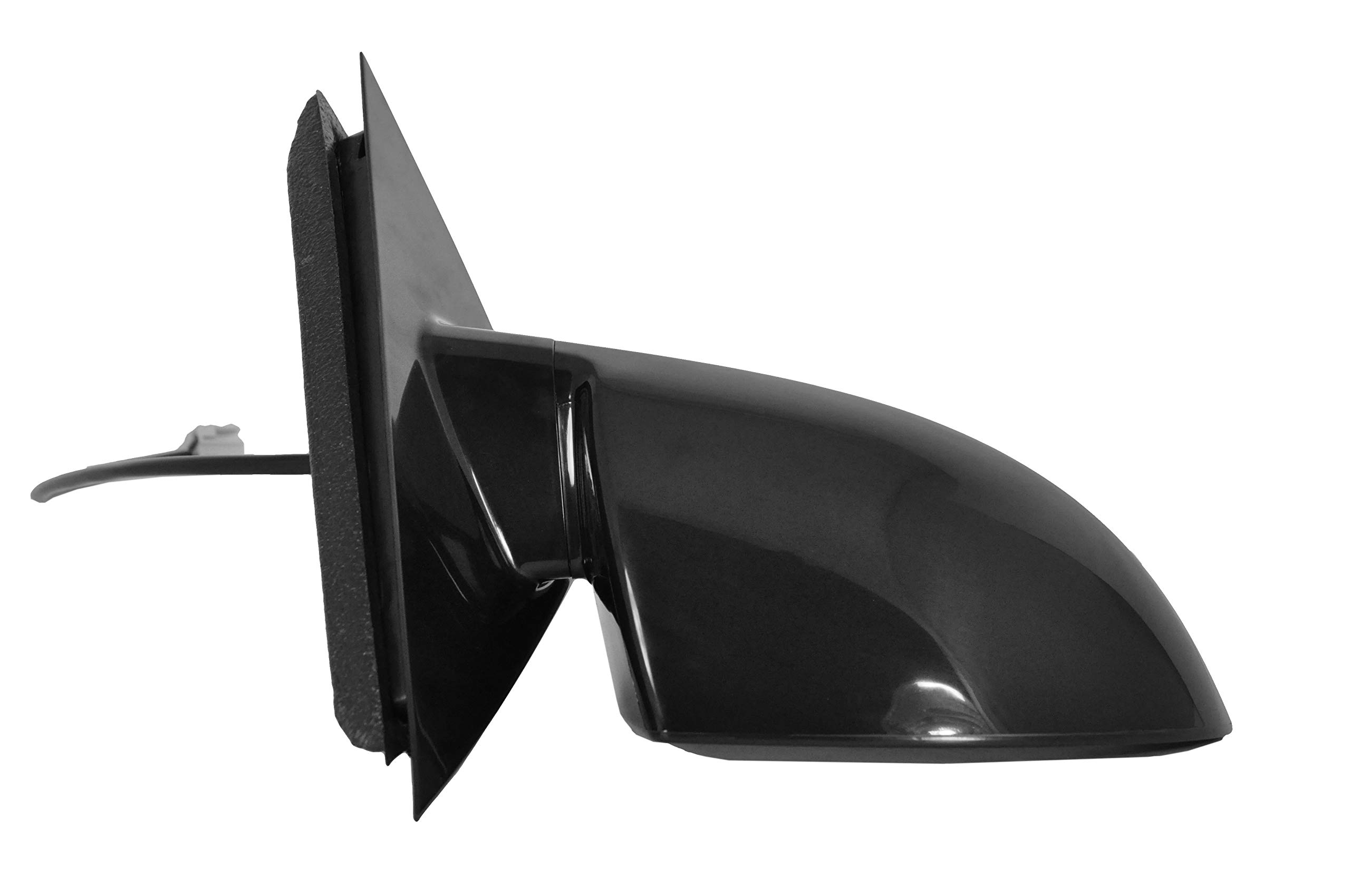 Dependable Direct Right Passenger Side Mirror for Chevy Impala (2006-2013), Impala Limited (2014 2015 2016) Unpainted Power Operated Non-Heated Non-Folding Door Mirror - GM1321306 - Side View Mirror