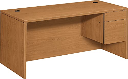 HON 10583RCC 10500 Series"L" Right 3/4-Height Pedestal Desk, 66 x 30 x 29-1/2, Harvest