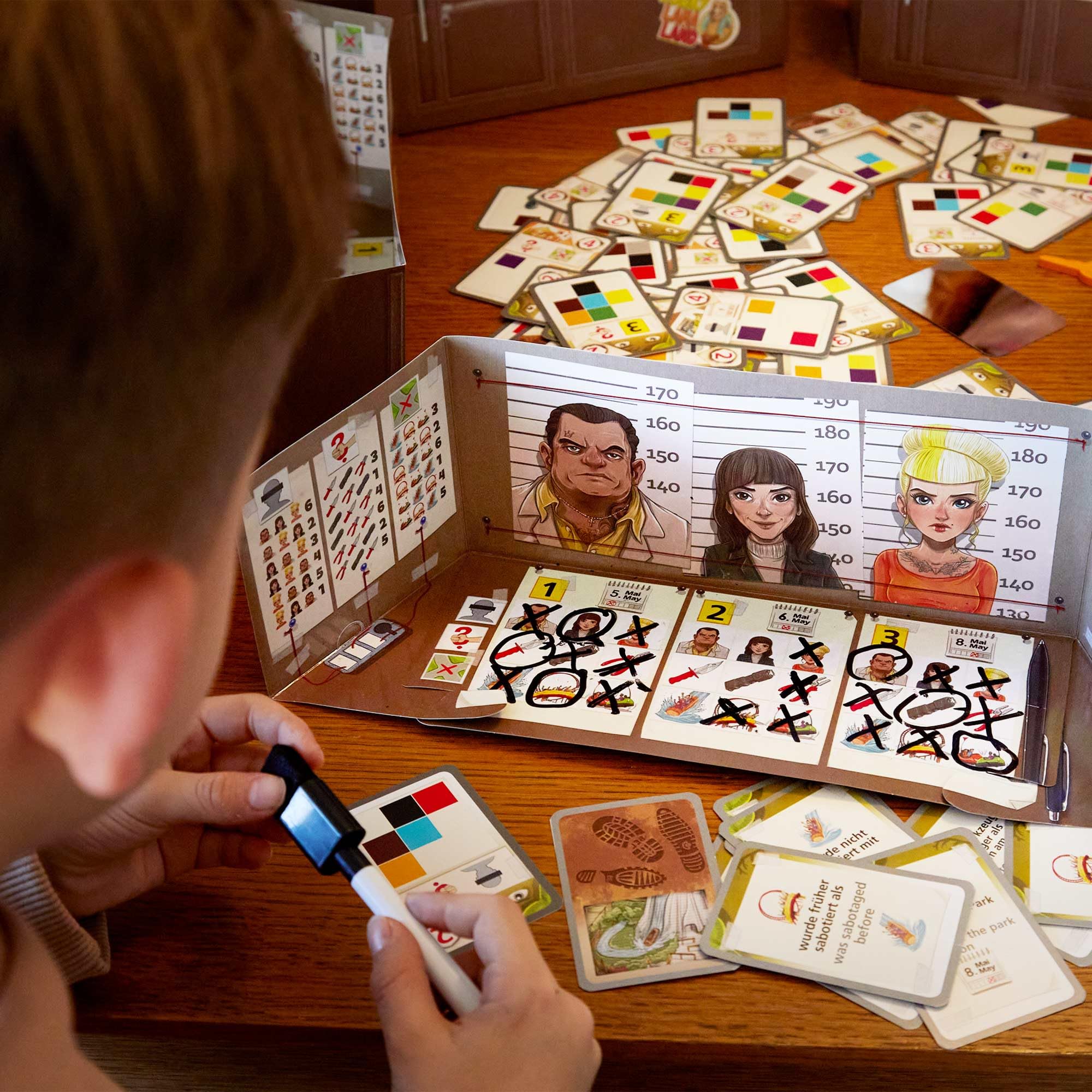 HABA The Key: Sabotage at Lucky Llama Land Simultaneous Deduction Game for Ages 8+