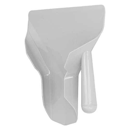 French Fry Bagger Scoop, Popcorn Scoop, Commercial Desserts Scooper for Popcorn, Chips, Candy, Hotels, Buffets, Quick Fill Tool for Bags & Boxes, Right Handle