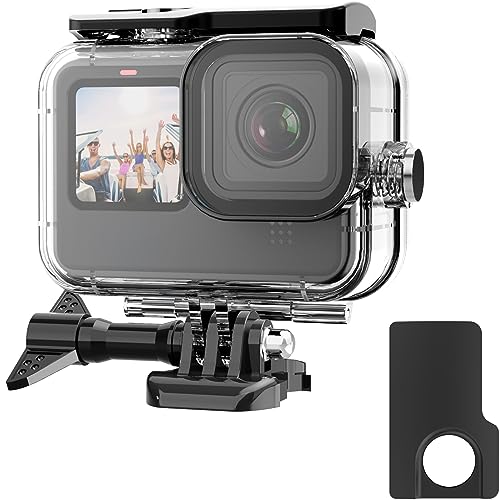 Kacebela Waterproof Case for GoPro Hero 11/10/9 Black, 60M Underwater Dive Protective Housing Shell with Bracket Accessories