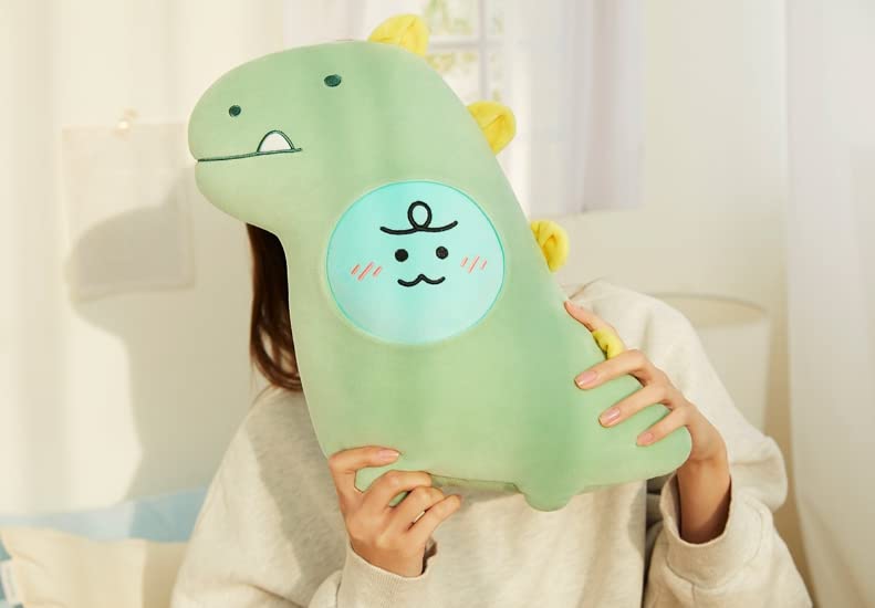 KAKAO Official Merchandise- Jordy Cute Dinosaur Size: 11.8 x 5 x 13 Inch KAKAO FRlENDS