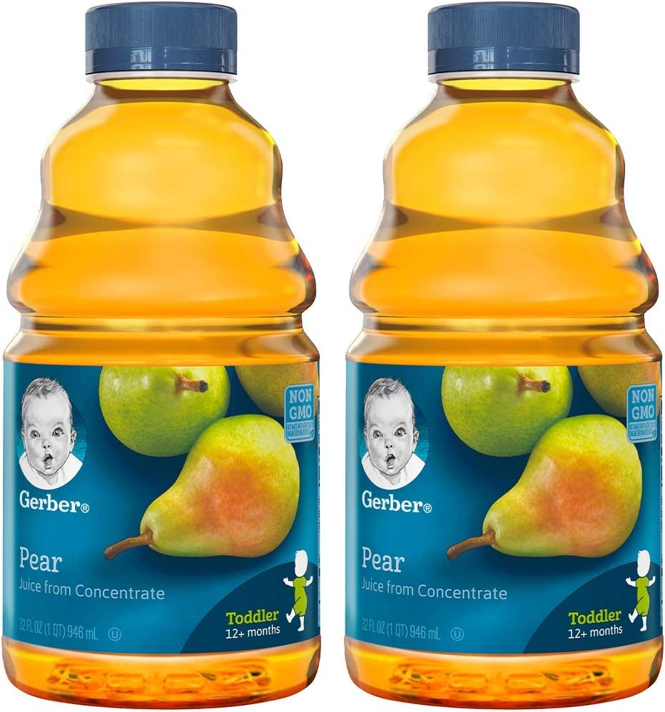 Gerber Nature Select Baby 100% Fruit Juice 32 Fl Oz (Pack of 2) (100% Pear Juice)