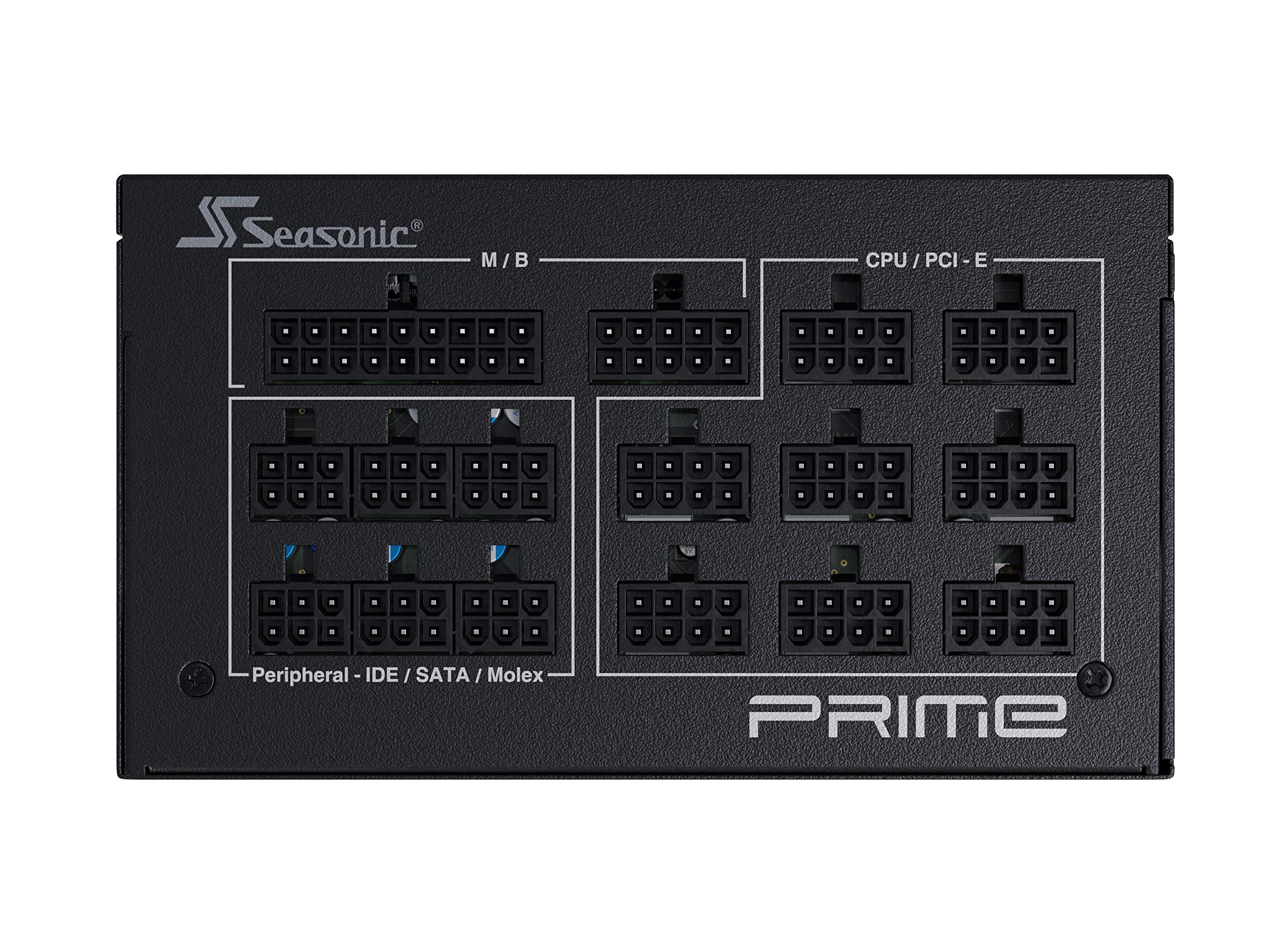 Seasonic PRIME 1000 Gold SSR-1000GD 1000W 80+ Gold ATX12V & EPS12V Full Modular 135mm FDB Fan Power On Self Tester Power Supply