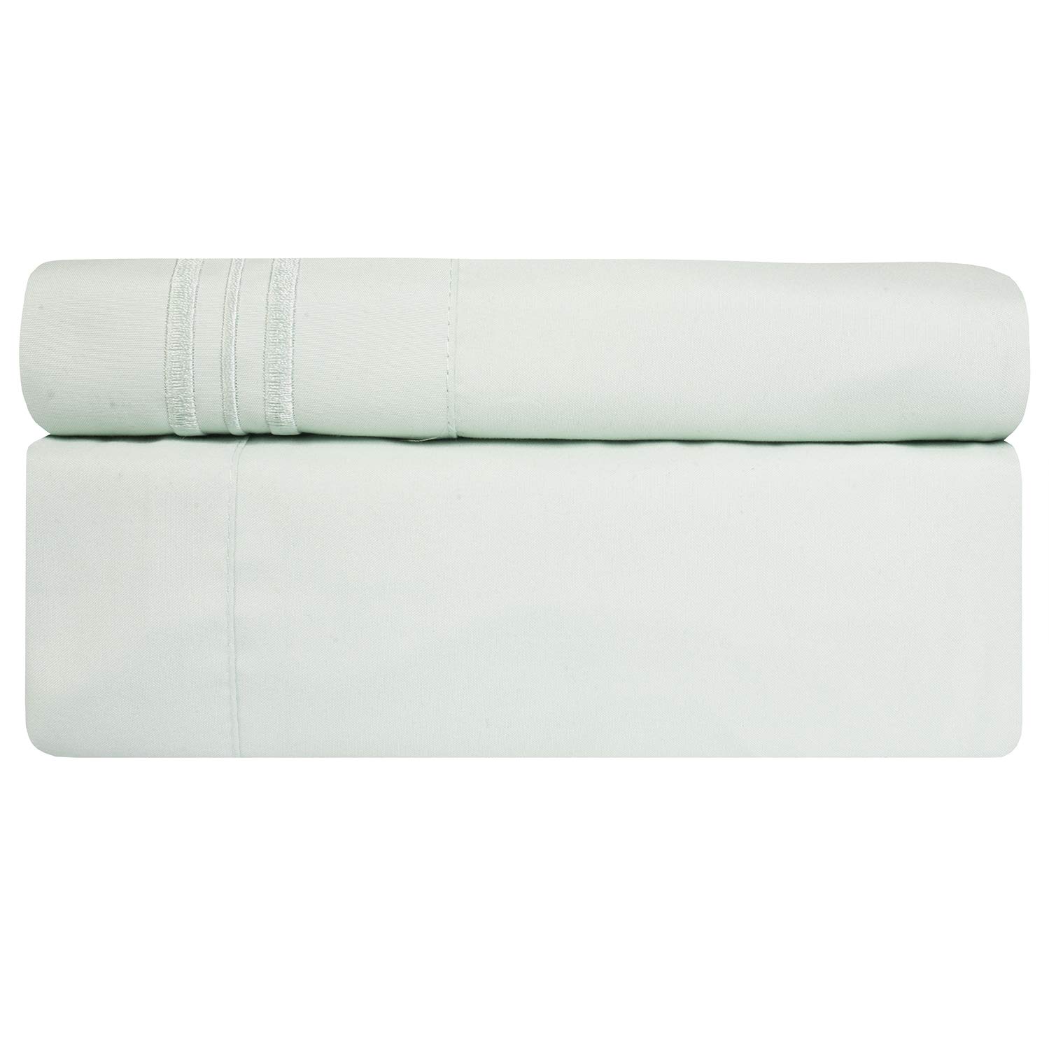 King Size Sheets - Breathable Luxury Bed Sheets with Full Elastic & Secure Corner Straps Built In - 1800 Supreme Collection Extra Soft Deep Pocket Bedding Set, Sheet Set, King, Mint