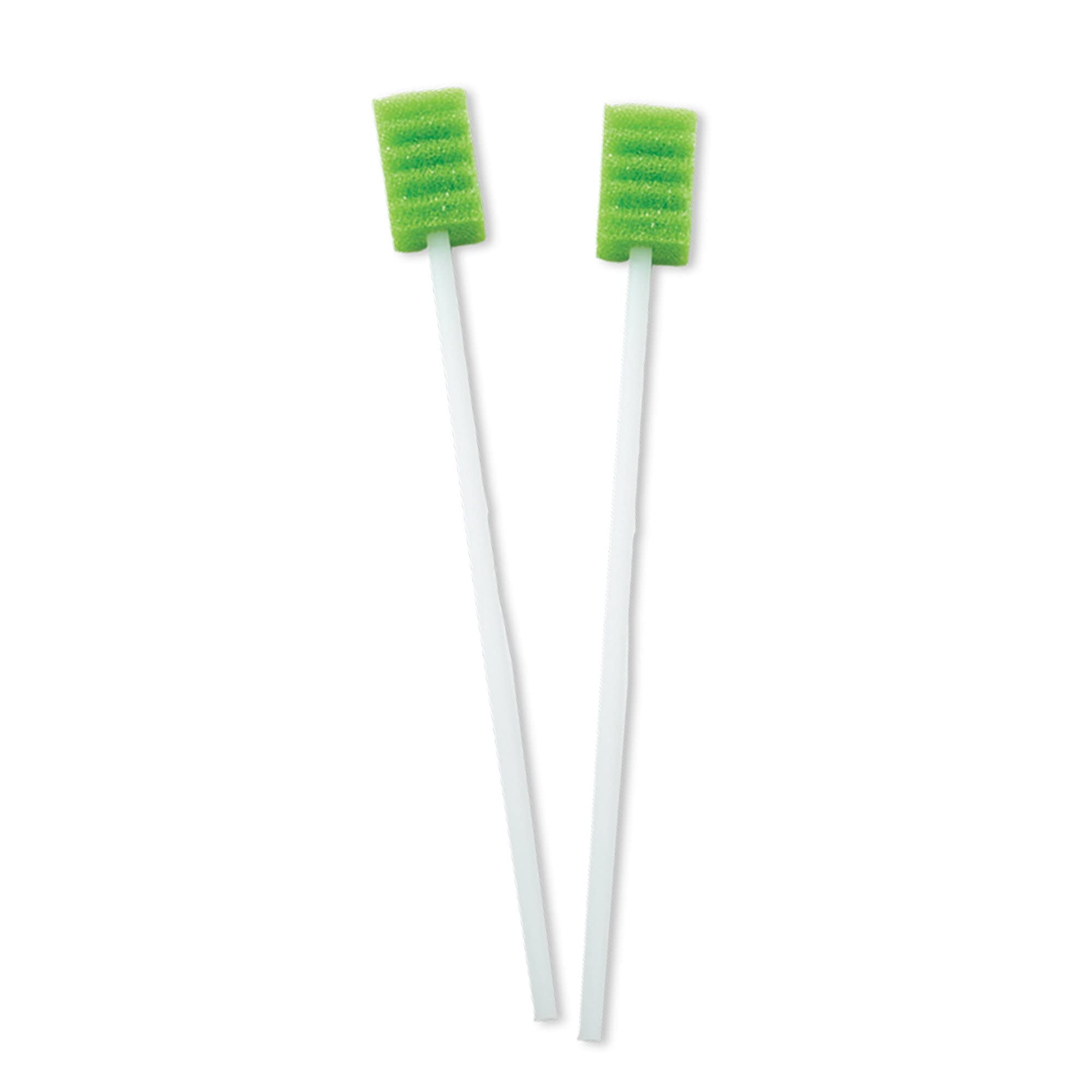 Stryker – Sage Toothette Plus Single Use Oral Swabs with Antiseptic Oral Rinse – 1 package of 2 swabs with .25 fl. oz. mint mouthwash – Disposable swabs with long handle