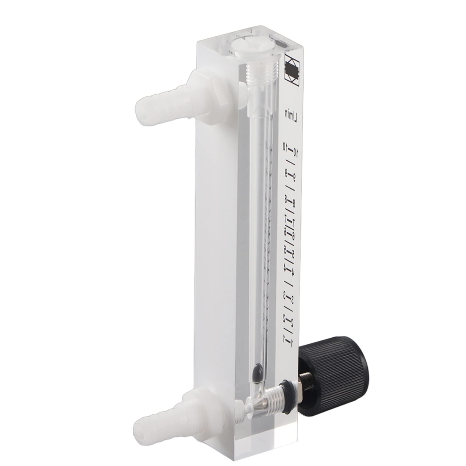 Watris Veiyi LZQ-7 Oxygen Air Gas Flow Meter, 1-10LPM Air Gas Flowmeter with Control Valve for Measuring Controlling Gas Flow