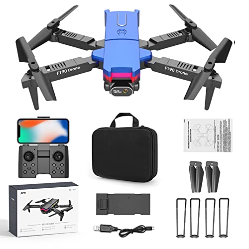 Fufafayo Drone with Daul 4k Hd FPV Camera Remote Control Toys Gifts for Boys Girls with Altitude Hold Headless Mode One Key Start Speed Adjustment, Drones with Camera for Adults 4k