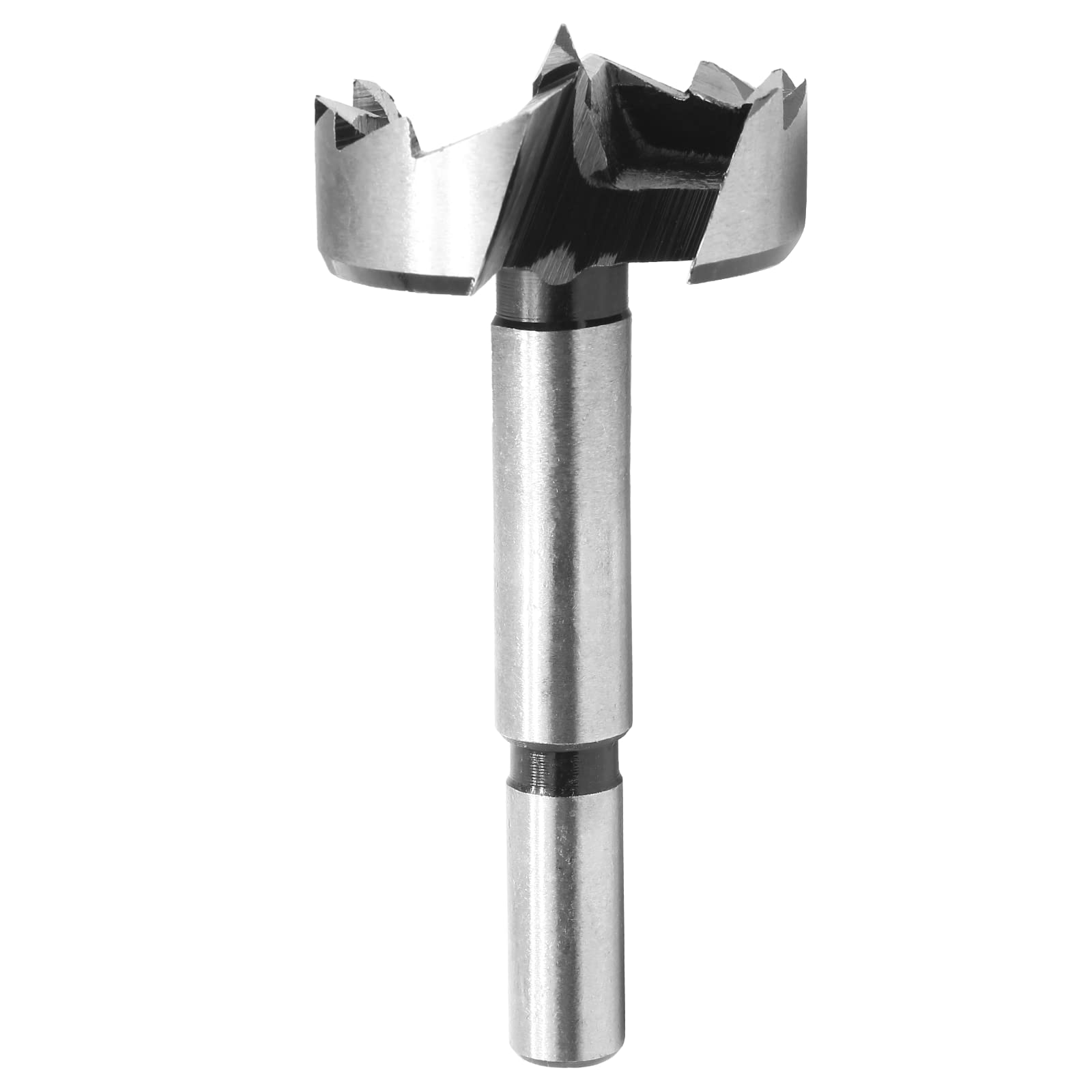 Biaungdo 1-5/8 Inch Forstner Drill Bit, 3/8 Inch Round Shank Forstner Bit Precision Shear Multi-Tooth Woodworking Tool for Wood(41mm)