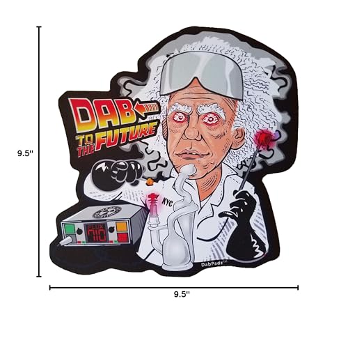 Dab to The Future Dabpadz Die Cut Fabric Topped Dab Pad Rig Mat