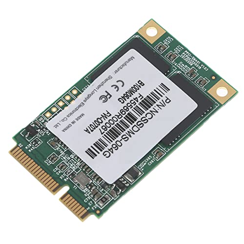 bibididi Ssd Msata 64Gb Internal Solid State Drive High Performance HDD Hard Drive 2Tb for Desktop Laptop Sata3 6Gb/S Mini Piece,64Gb