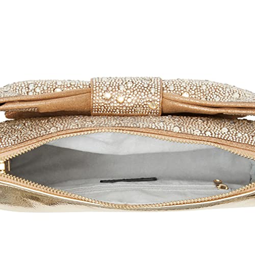 Betsey Johnson Little Glow Peep Shoulder Bag, Gold