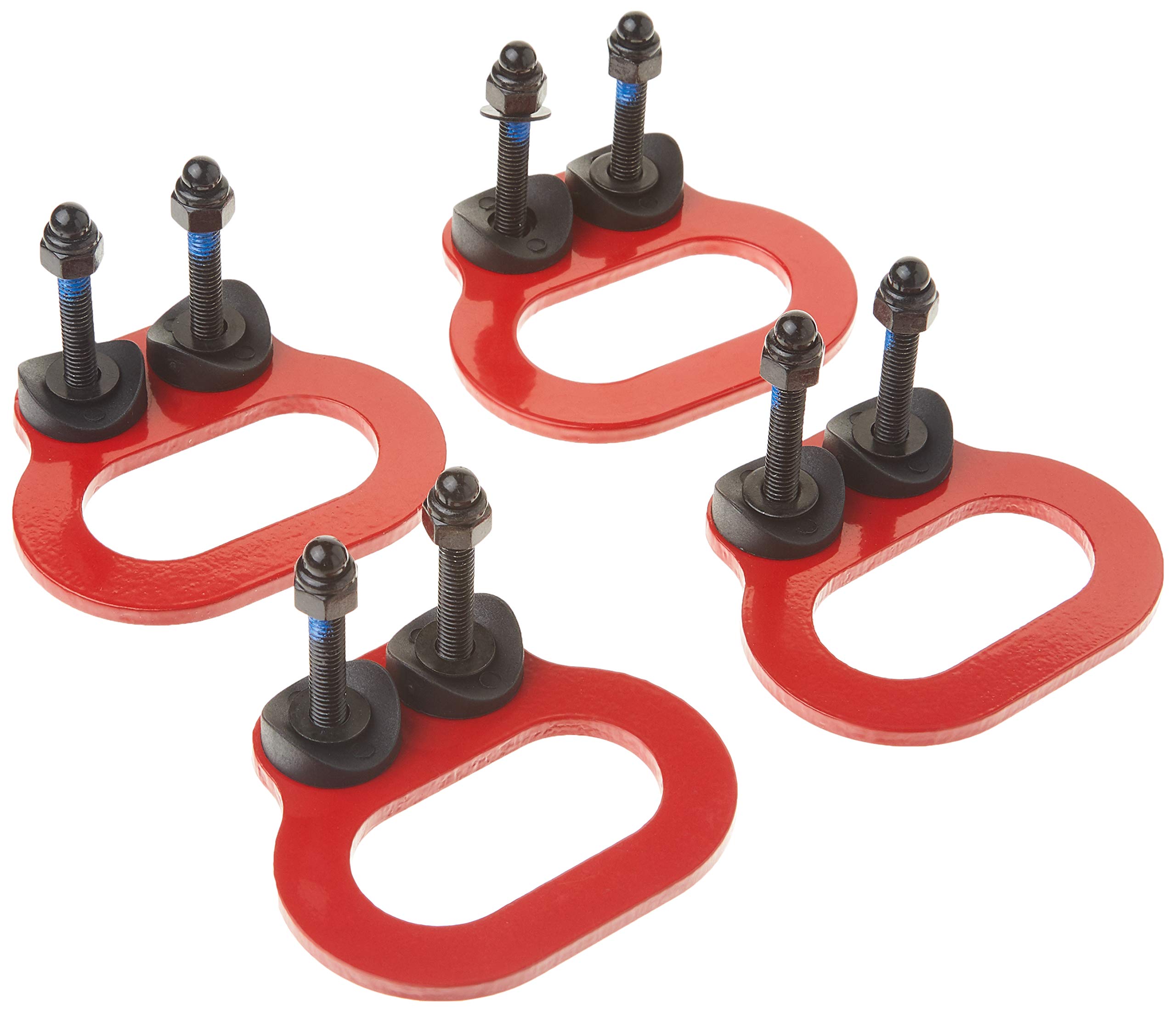Wenzelite Bus Transit Tie Downs for Wenzelite Trotter Mobility Rehab Stroller, Red