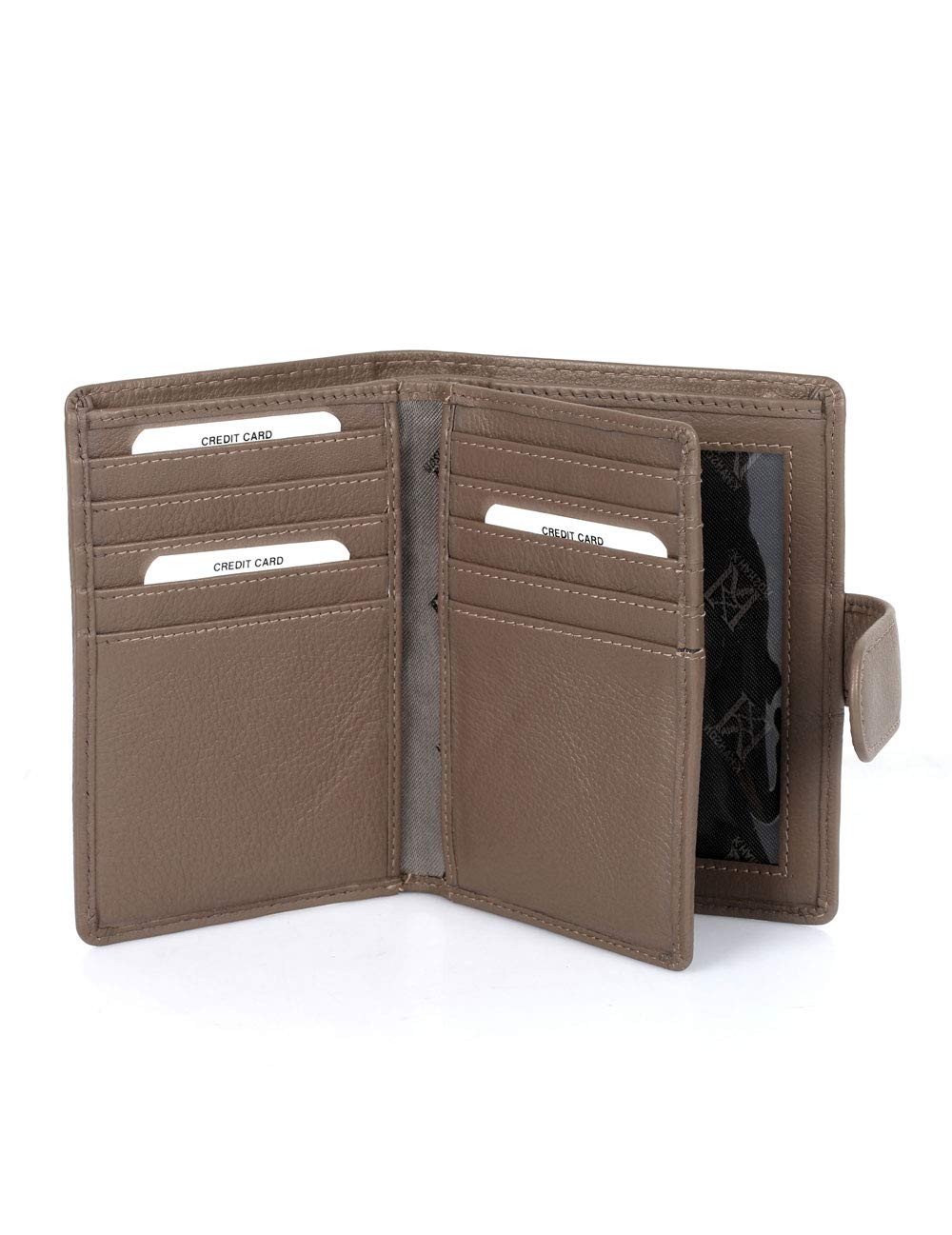 Karla Hanson Women's RFID Blocking Leather Wallet Medium (Black)