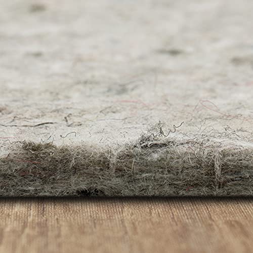 Mohawk Home 8' x 10' 1/4 Rug Pad 100% Felt Protective Cushion, Premium Comfort Underfoot – Safe for All Floors