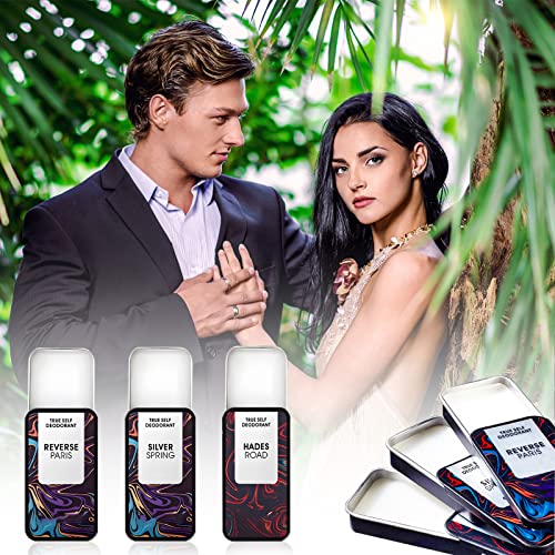 Hommelure Feromone Solid Perfume Set Fheromotherapy Pheromone Solid Perfume Portable Balm Sets Pocket Pheromones Body Perfumes Natural Cologne 6 Pcs Unisex For Men And Women Long-Lasting Fragrance