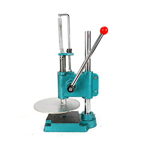 JINHZIXIU 9.5in Pizza Dough Press Manual For Home Or Commercial Use Stainless Steel