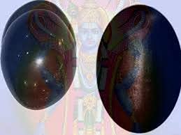 DEVAMA The Divine GANDAKI River Natural Black Stone Shaligram Shila for Pooja for Divine Blessings