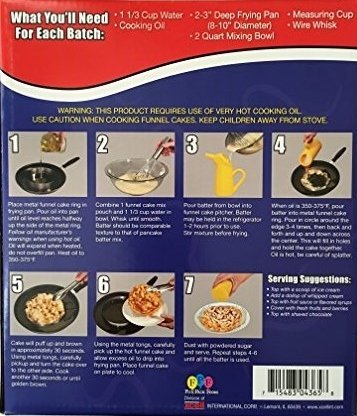 Fun Pack Foods - Carnival Funnel Cakes Deluxe Kit