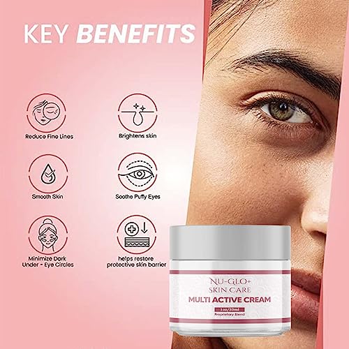 Nu-Glo Cream - Nu Glo Skincare Face Cream, NuGlo Multi Active Cream (1 Pack)