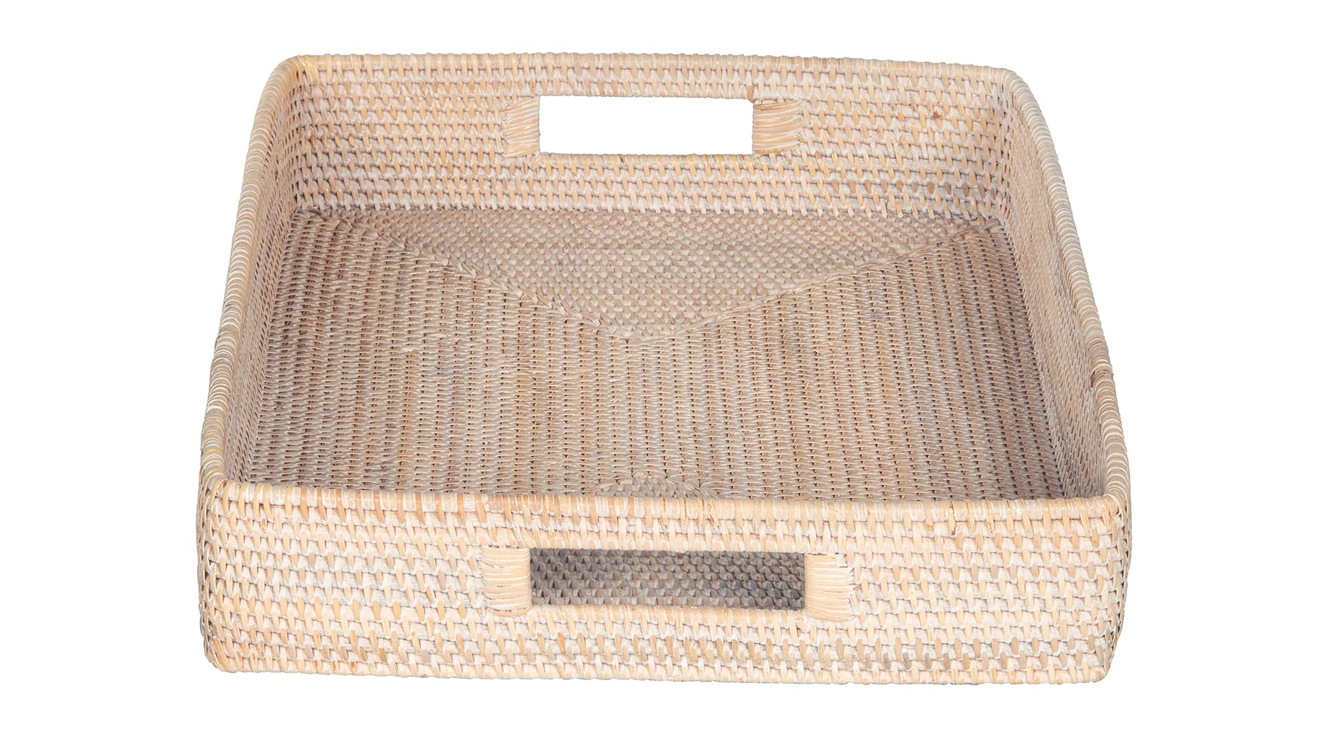 KOUBOO 1020048 Laguna Serving Tray, Off-White/Latte