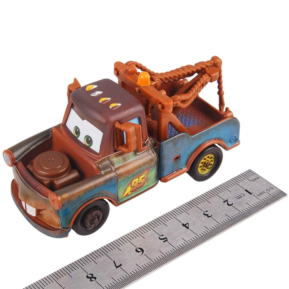 Hannaier Cars, Lightning McQueen car Toy 1:55 die-Casting car Metal Alloy boy Kid Toy (Sheriff), Small