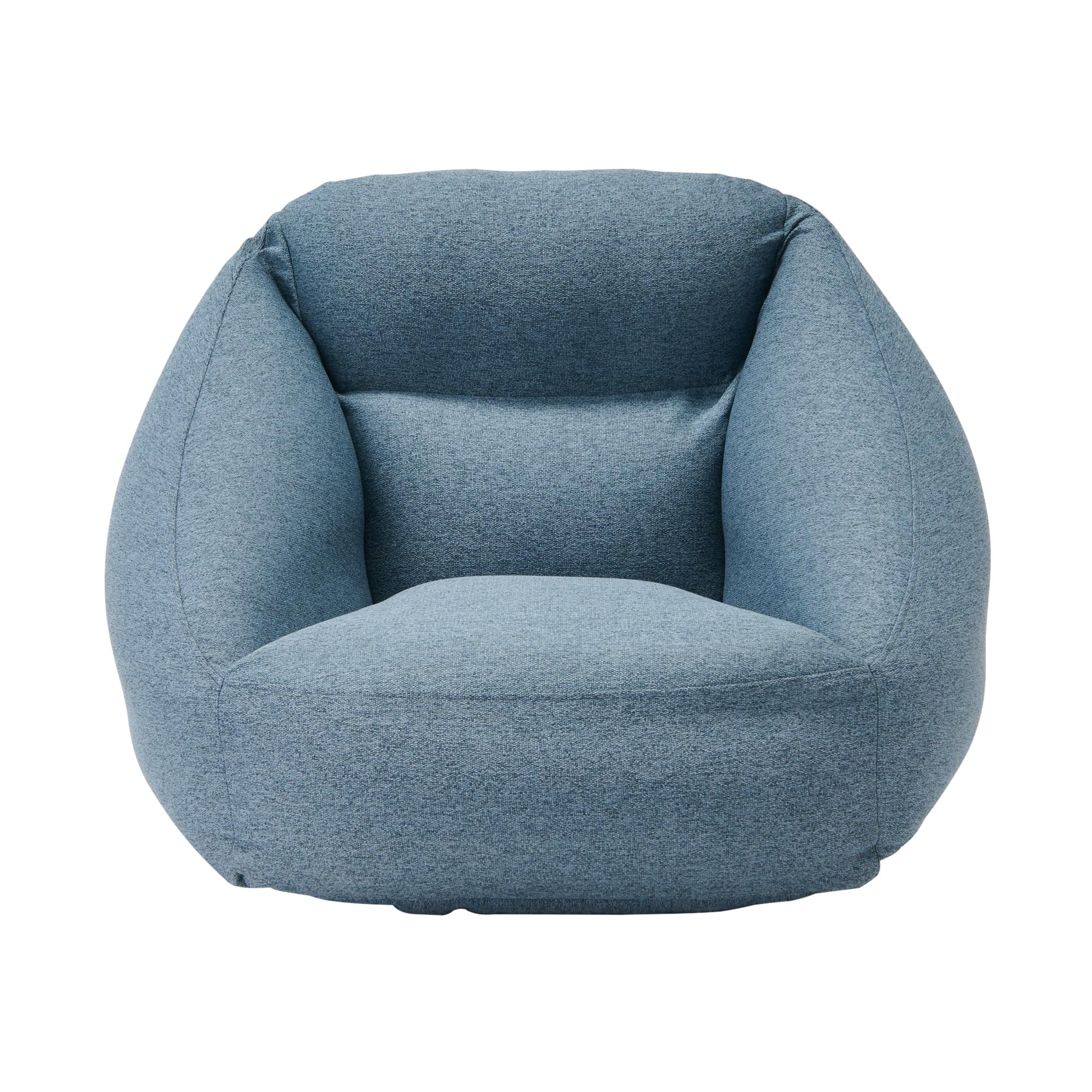 無印良品 Muji 84298172 Air Sofa Navy, Width 37.4 x Depth 37.4 x Height 28.5 inches (95 x 95 x 72.5 cm), Polyester