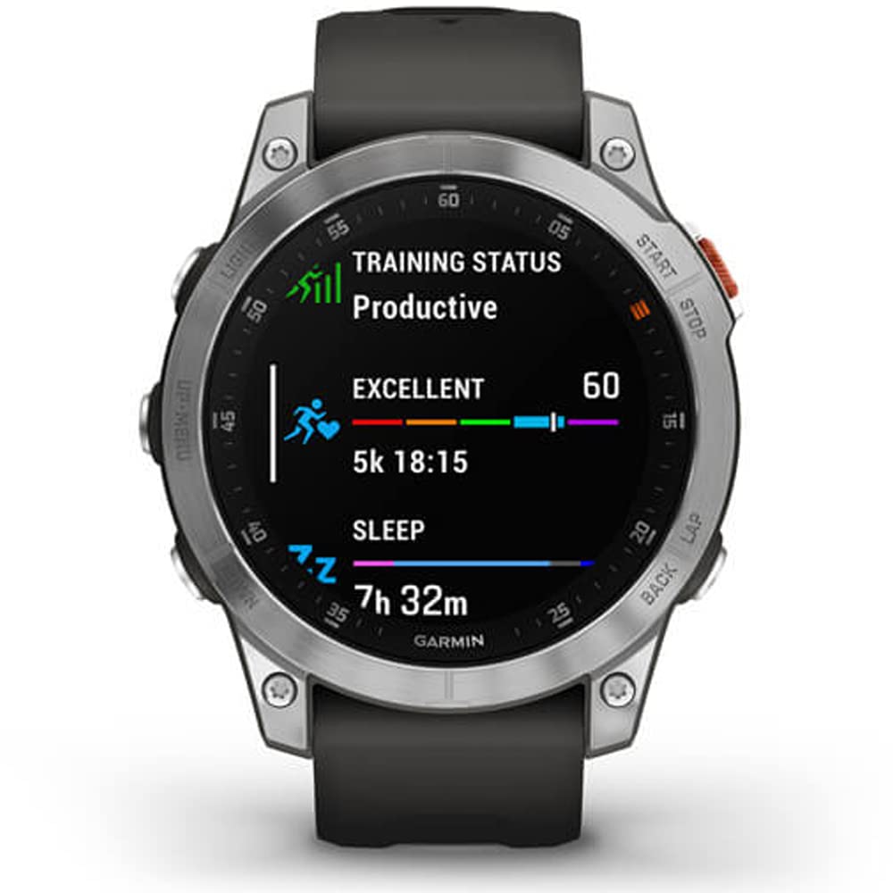 Garmin 010-02582-00 epix Gen 2 Premium Active Smartwatch Slate Steel Bundle with 2 YR CPS Enhanced Protection Pack