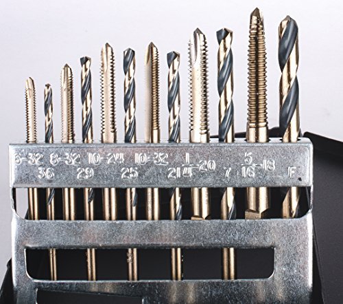 Viking Drill and Tool by Norseman 57580 SP-18TD Type 20-UB Spiral Point Plug Style Magnum Super Premium Tap/Drill Set
