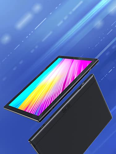 Tablet, 10 inch Tablets Android, 64GB ROM & 512GB Expand, 2+8MP Dual Camera, WiFi, Bluetooth, 1280x800 IPS Touch Screen Computer Tablet PC, 6000mAh Battery, Google GMS Certified Tablets, Black