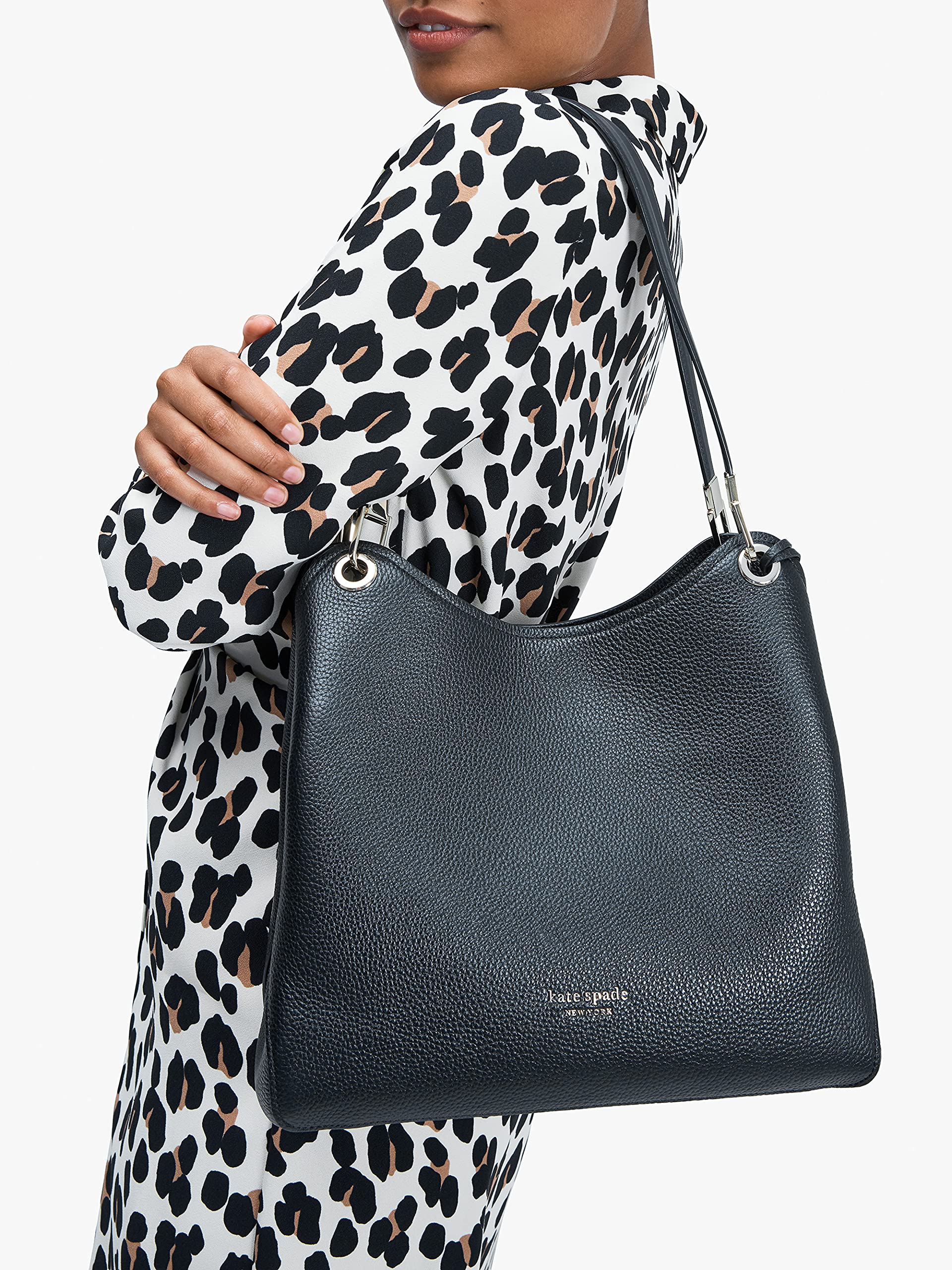 kate spade new york Loop Large Shoulder Bag Warm Taupe Multi One Size