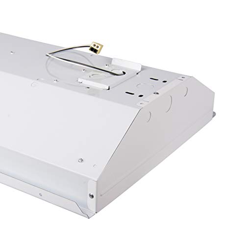 PrimeLights 4 Bulb / Lamp T8 LED High Bay Utility Shop Garage Warehouse Light Fixture 11,400 Lumens, 120-277V