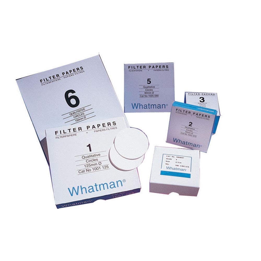Whatman 1002-090 Quantitative Filter Paper Circles, 8 Micron, 21 s/100mL/sq inch Flow Rate, Grade 2, 90mm Diameter (Pack of 100)