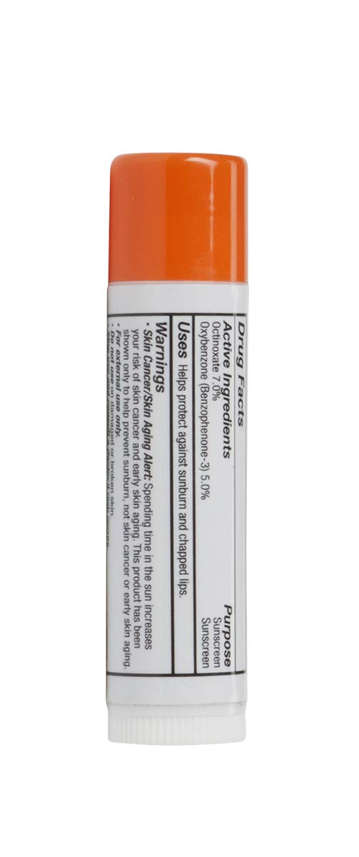 Quantum Health Super Lysine+ Coldstick, Tangerine Flavored - Soothes, Moisturizes, Protects Lips, Herbal Lip Balm, Spf 21, 5 Gm