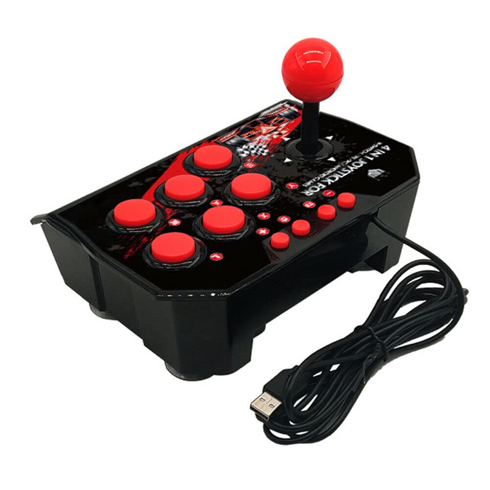 Arcade Fight Stick Joystick for Switch PC MAC PS3 Andriod Linux Game Boxes using USB