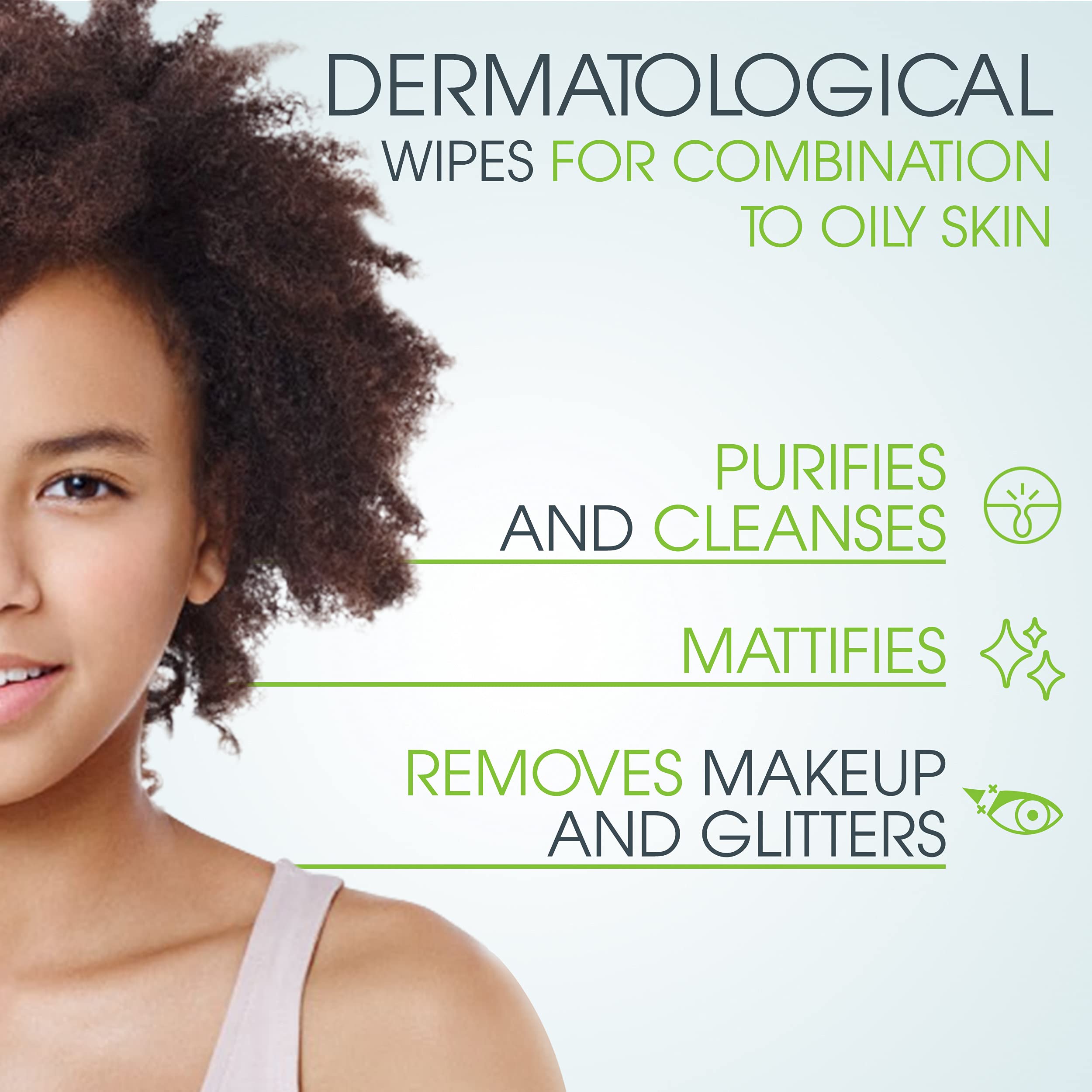 Bioderma - Sébium H2O - Biodegradables Wipes - Cleansing and Make-Up Removing - for Combination to Oily Skin - 25 Wipes