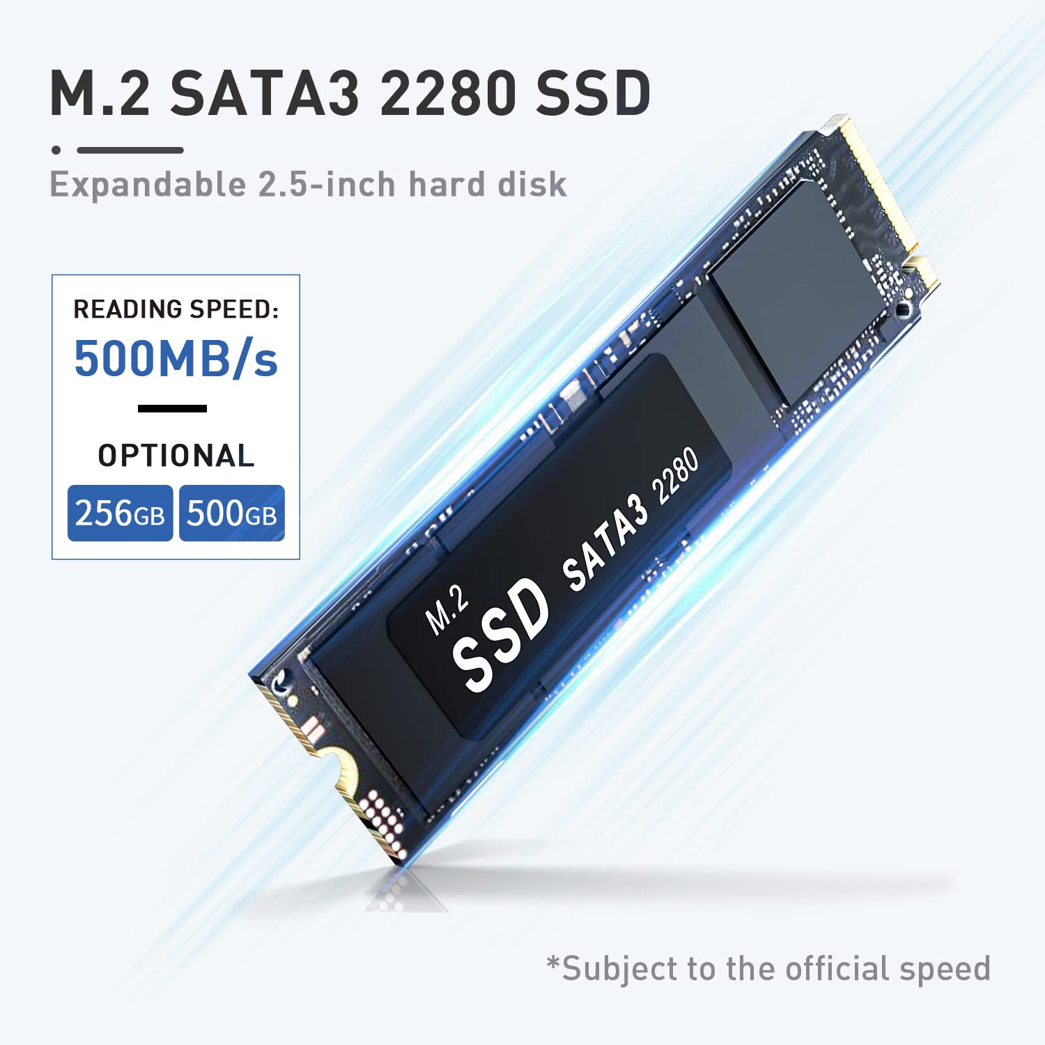 Beelink New 11th Intel N5105 Processor(Up to 2.9GHz), U59 Pro Mini PC with 16G DDR4/500GB SSD, Mini Desktop Computer Support Dual LAN & HDMI2.0/USB-C/4K@60Hz Output/WiFi5/BT4.0 for Home/Office/HTPC