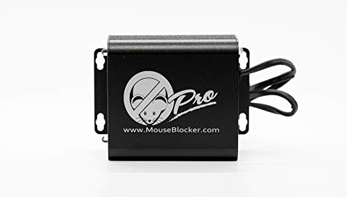 Mouse Blocker MouseBlocker Pro - Ultimate 12V Ultrasonic Mouse and Rodent Deterrent with Dual Strobing LEDs for Your Vehicle, FBA_MBPRO