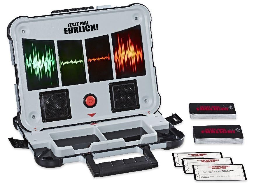 Hasbro E4641100 Honestly, Party Game with Lie Detector, for 2 and More Players, from 16 Years, Multicoloured, Standard Size