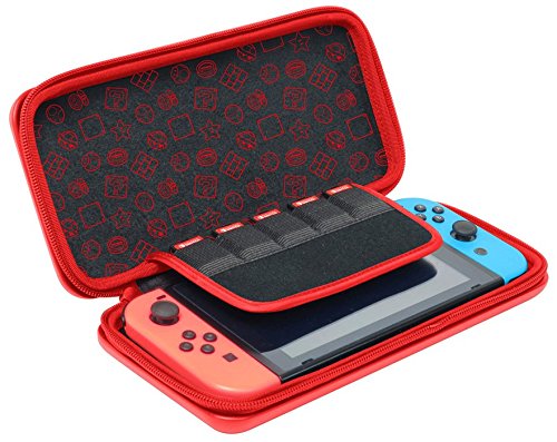 HORI Nintendo Switch Alumi Case (Mario Edition) Officially Licensed By Nintendo - Nintendo Switch