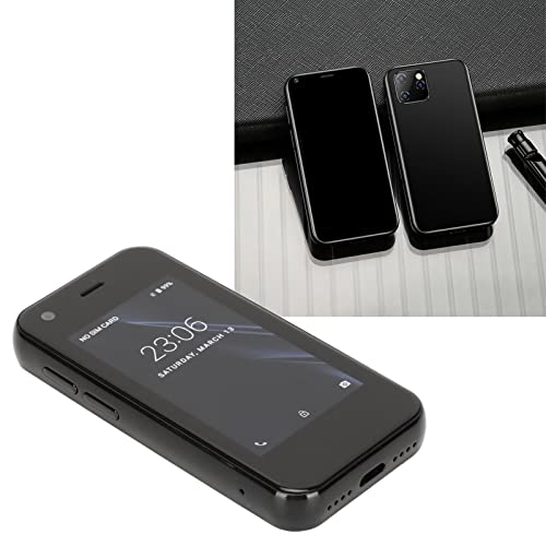 Cuifati XS11 2.5in Supper Mini Smart Phone, Unlocked Cellphone 6.0 1GB RAM 8GB ROM 2023 New Years Phone Gifts for Kids (Black)