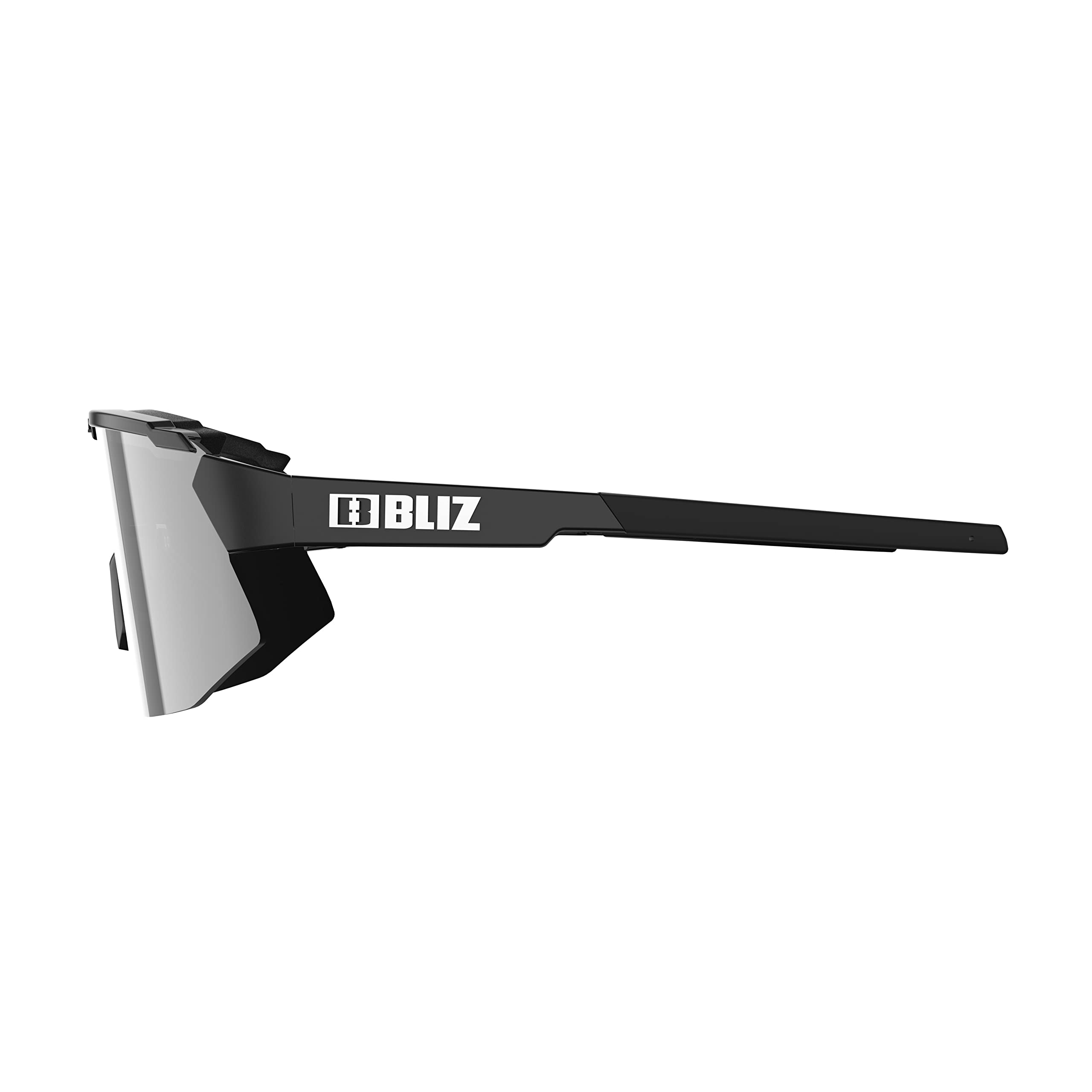 Bliz Breeze Sunglasses, Matte Black/Silver Mirror, 60mm