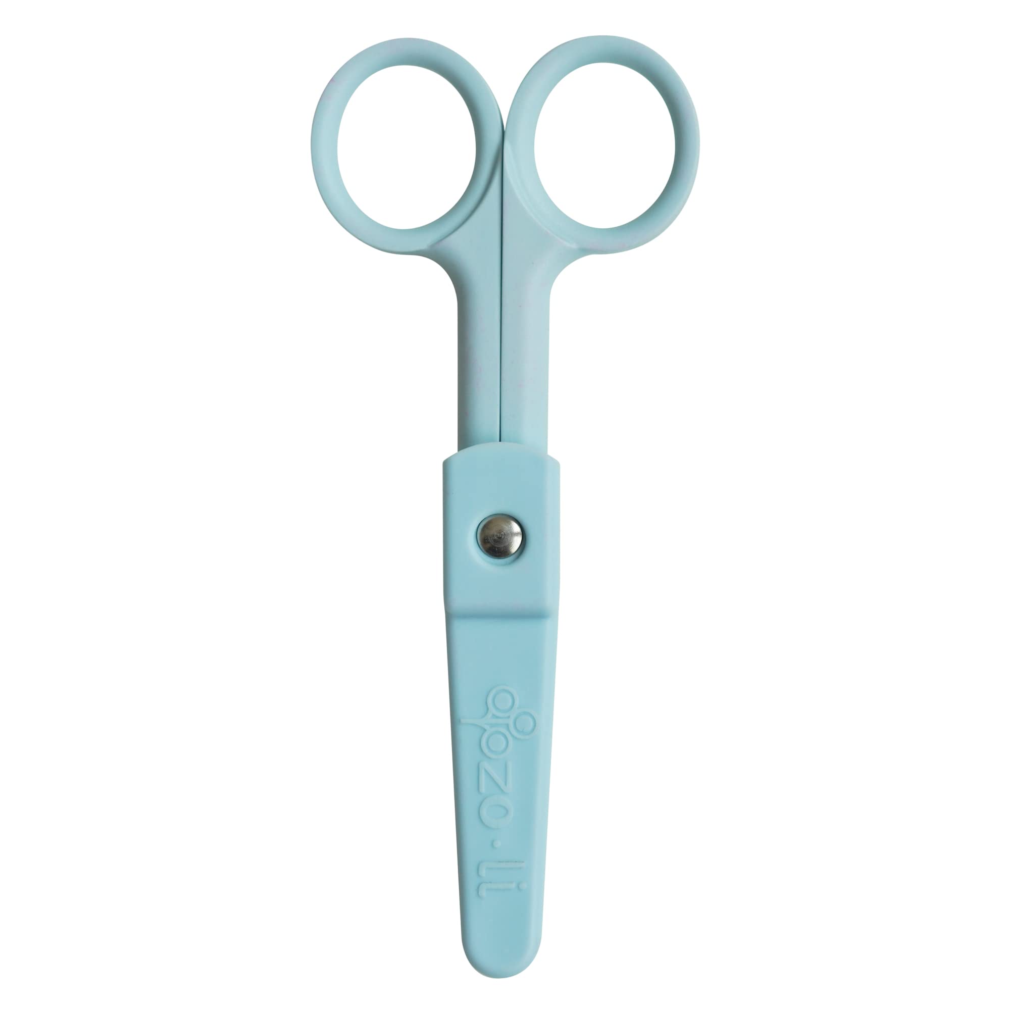 Ceramic food scissors ZoLi SNIP mist blue | kitchen scissors, stain-resistant, durable, shears for food, bite-sized toddler food