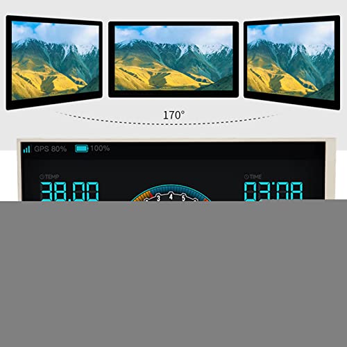 BOTEGRA PC Display Components, System Compatible 170 Degree Viewing Angle Power Saving 7 Inch IPS Display 40PIN FPC Interface Backlight HD Thin for Smart Home