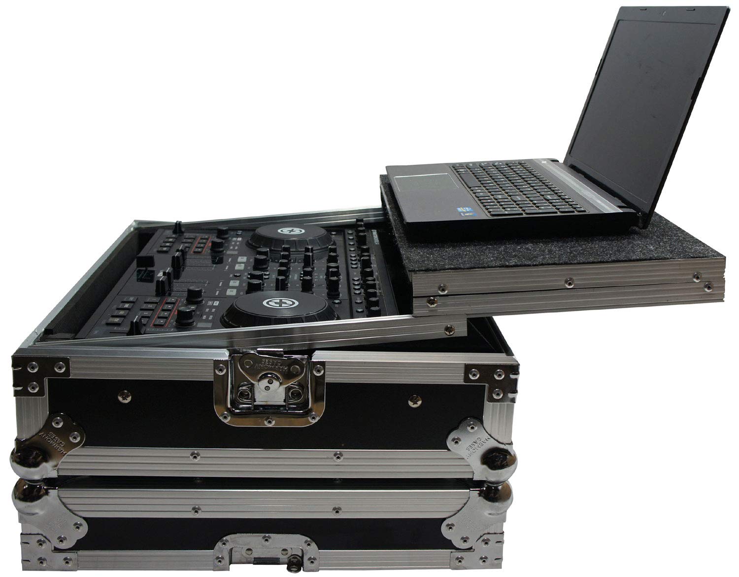 Harmony Audio HCTKS4LT Flight Glide Laptop Stand Custom Case Compatible with Numark Mixtrack Pro