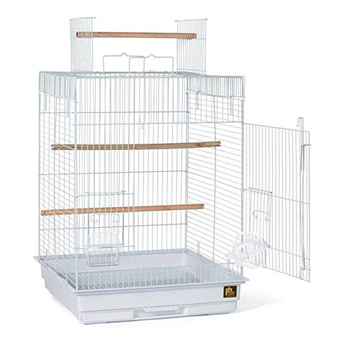 Prevue Top Opening Bird Cage Wht/Wht