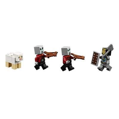 LEGO Minecraft The Pillager Outpost 21159 Awesome Action Figure Brick Building Playset for Kids Minecraft Gift (303 Pieces)