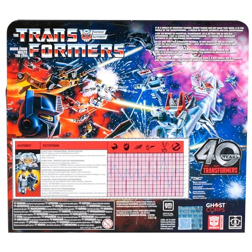 Hasbro Transformers Generations Ghostbusters 2019 Heroic Autobot Ecto-1 Ectotron Figure